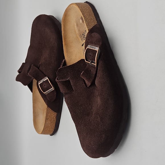 Birkenstock | Shoes | Betula By Birkenstock Suede Clogs Women 9 | Poshmark
